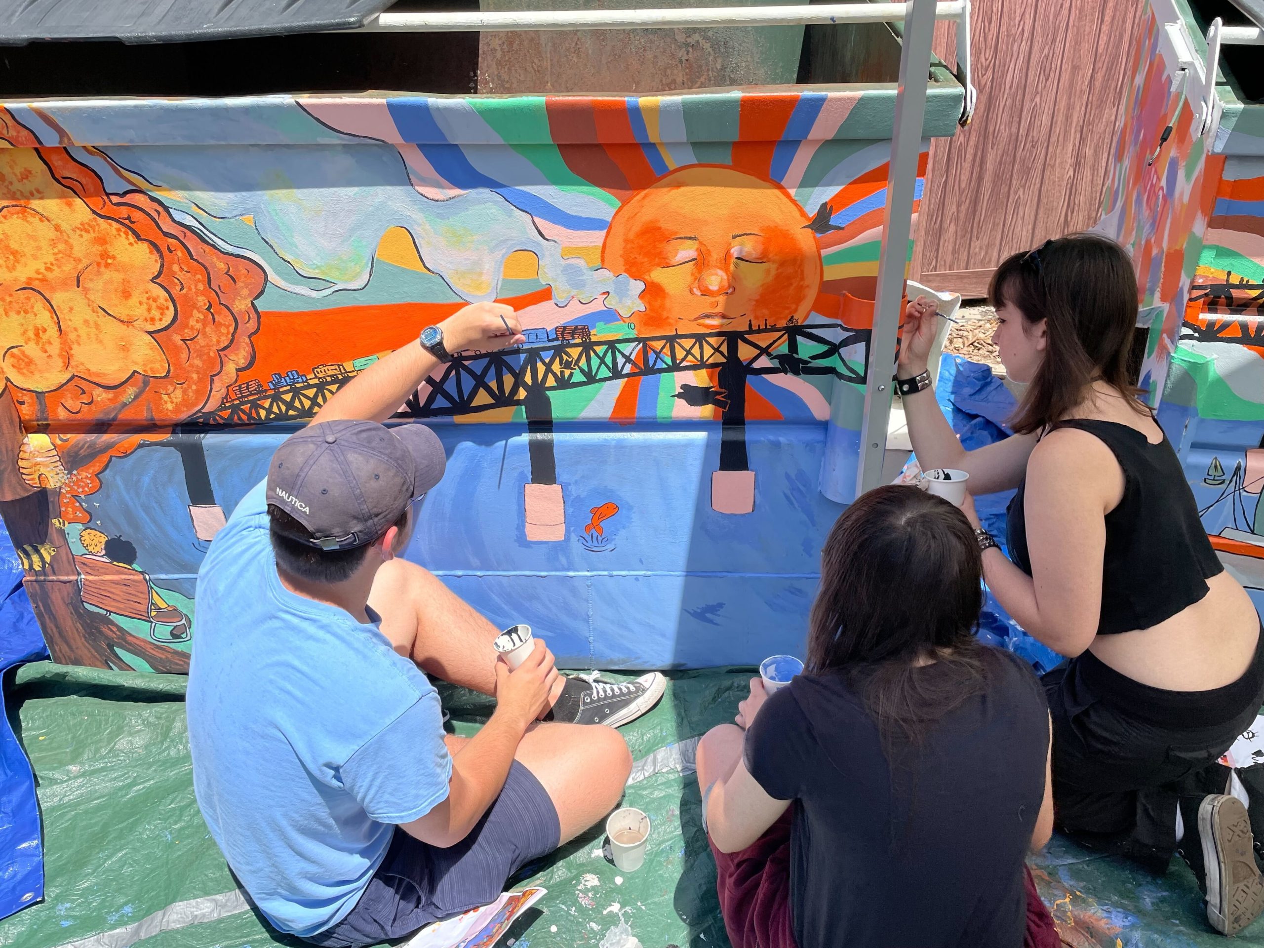 Youth Created Public Art Mural Unveiled At Walkway Over The Hudson The Art Effect